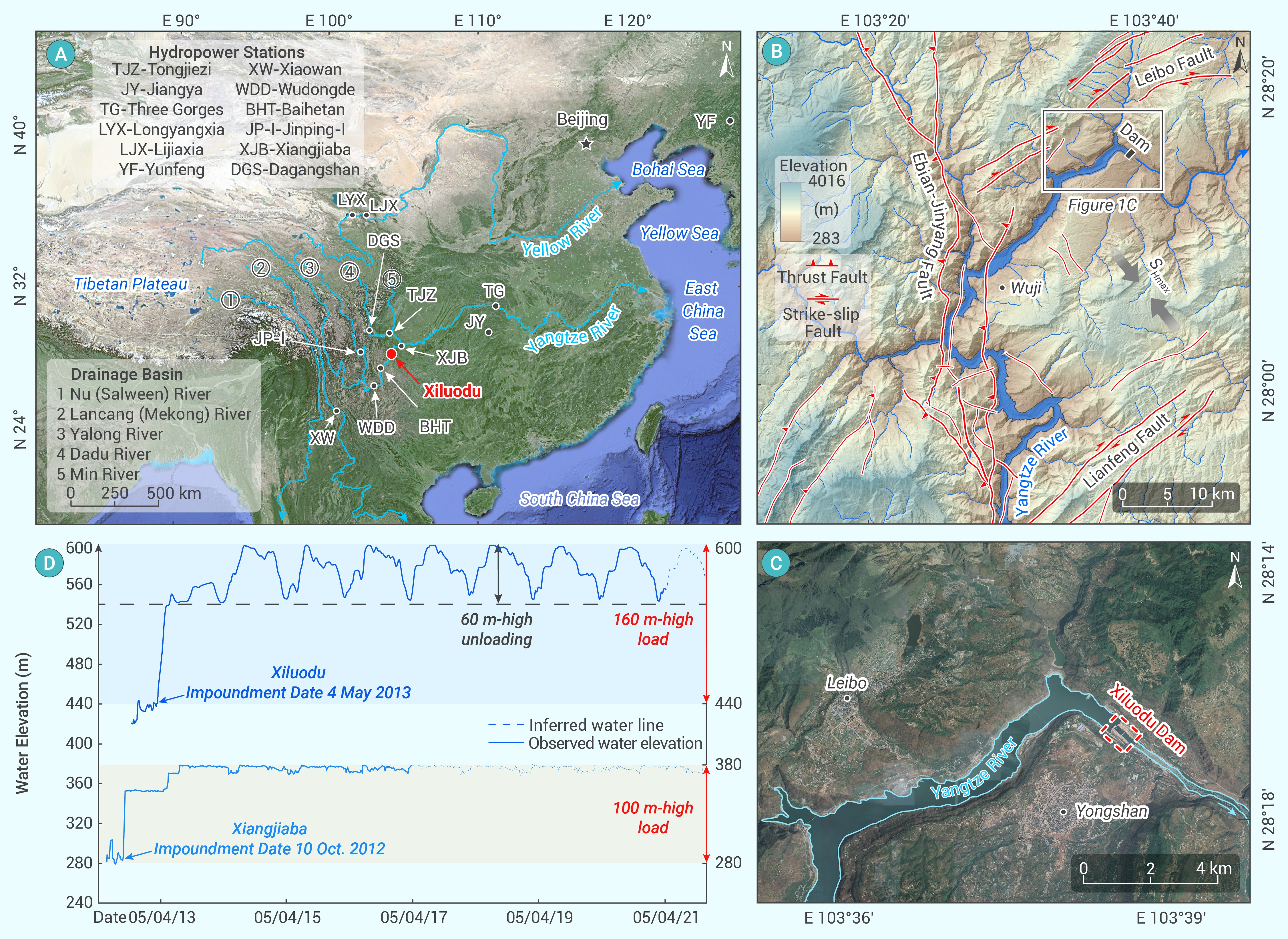 Crustal response to water loads and expansion of triggered seismicity ...