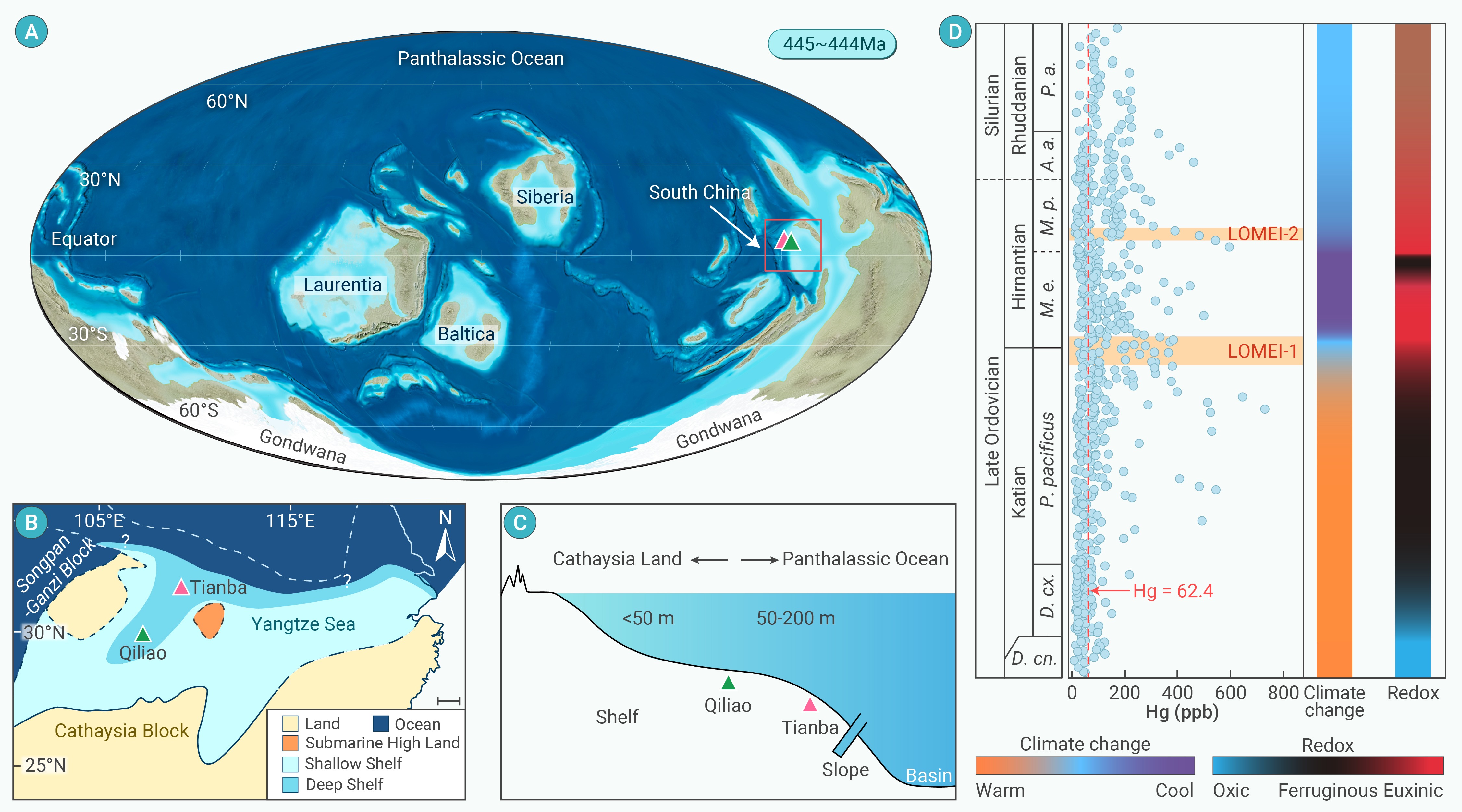 Mercury evidences link intensive volcanism to the Late Ordovician mass ...