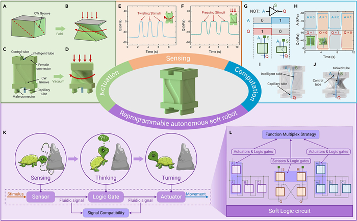 Reprogrammable, intelligent soft origami LEGO coupling actuation ...