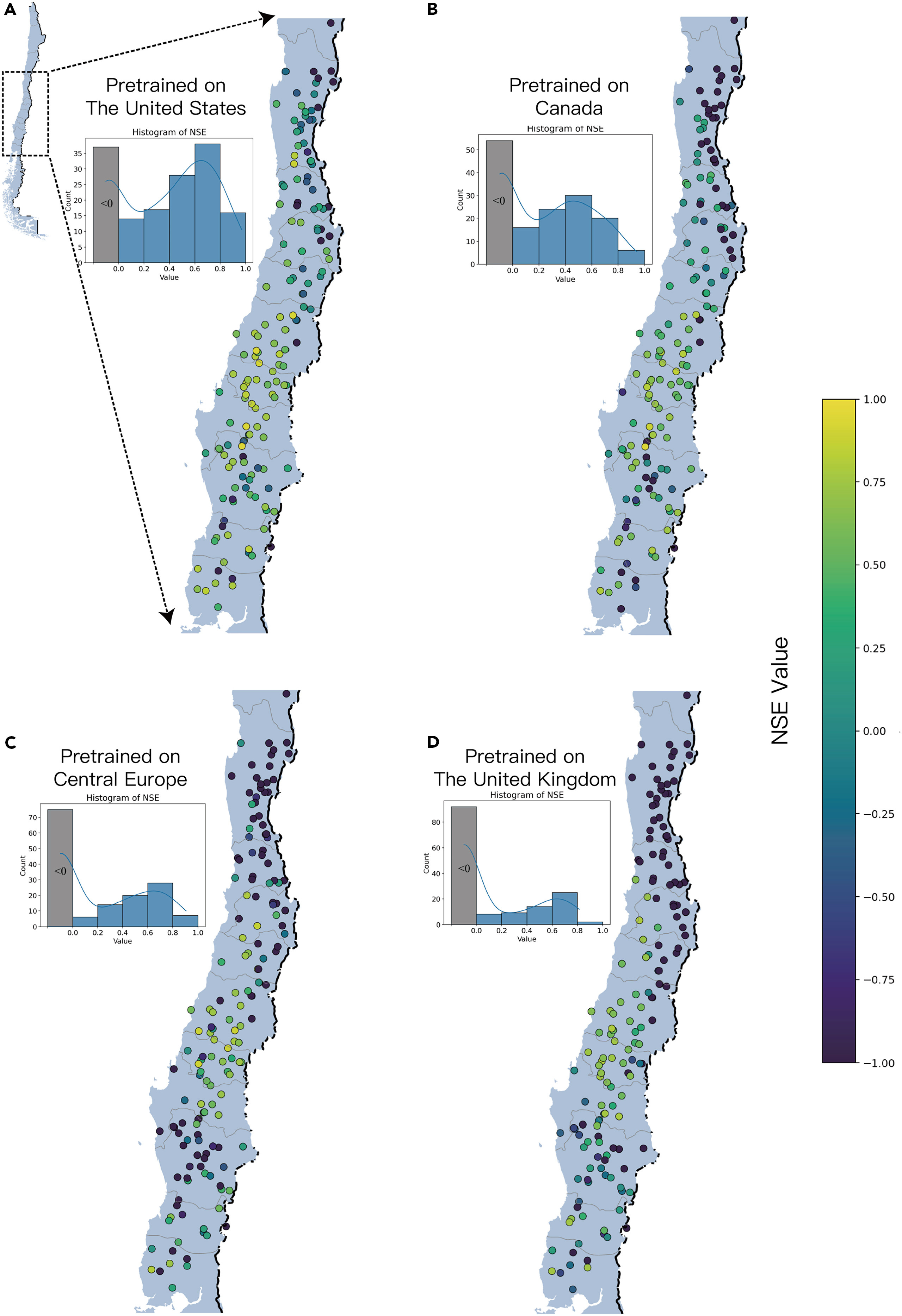 Deep learning for cross-region streamflow and flood forecasting at a global scale