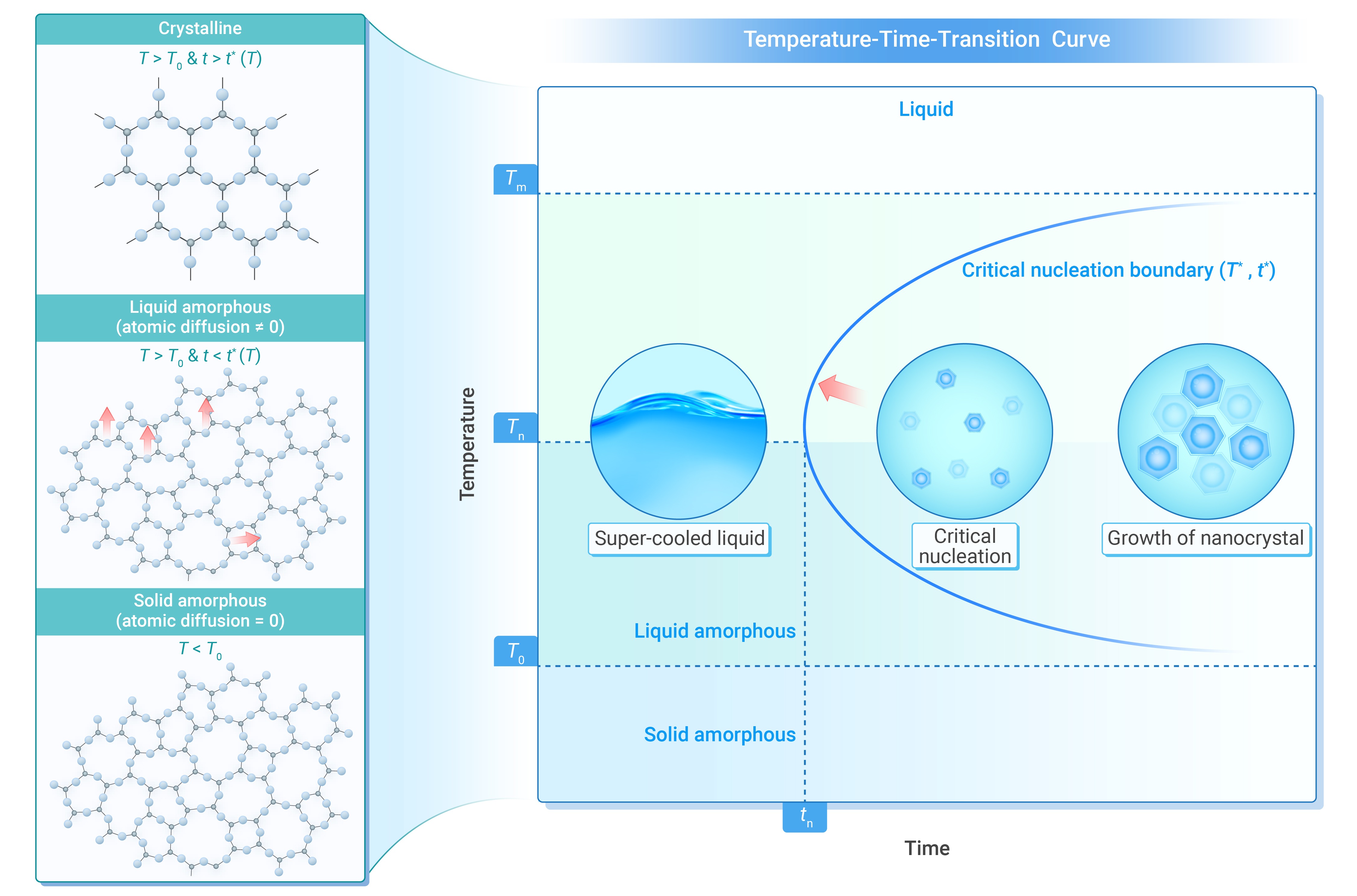 Quantitative understanding of the initial stage of liquid to ...