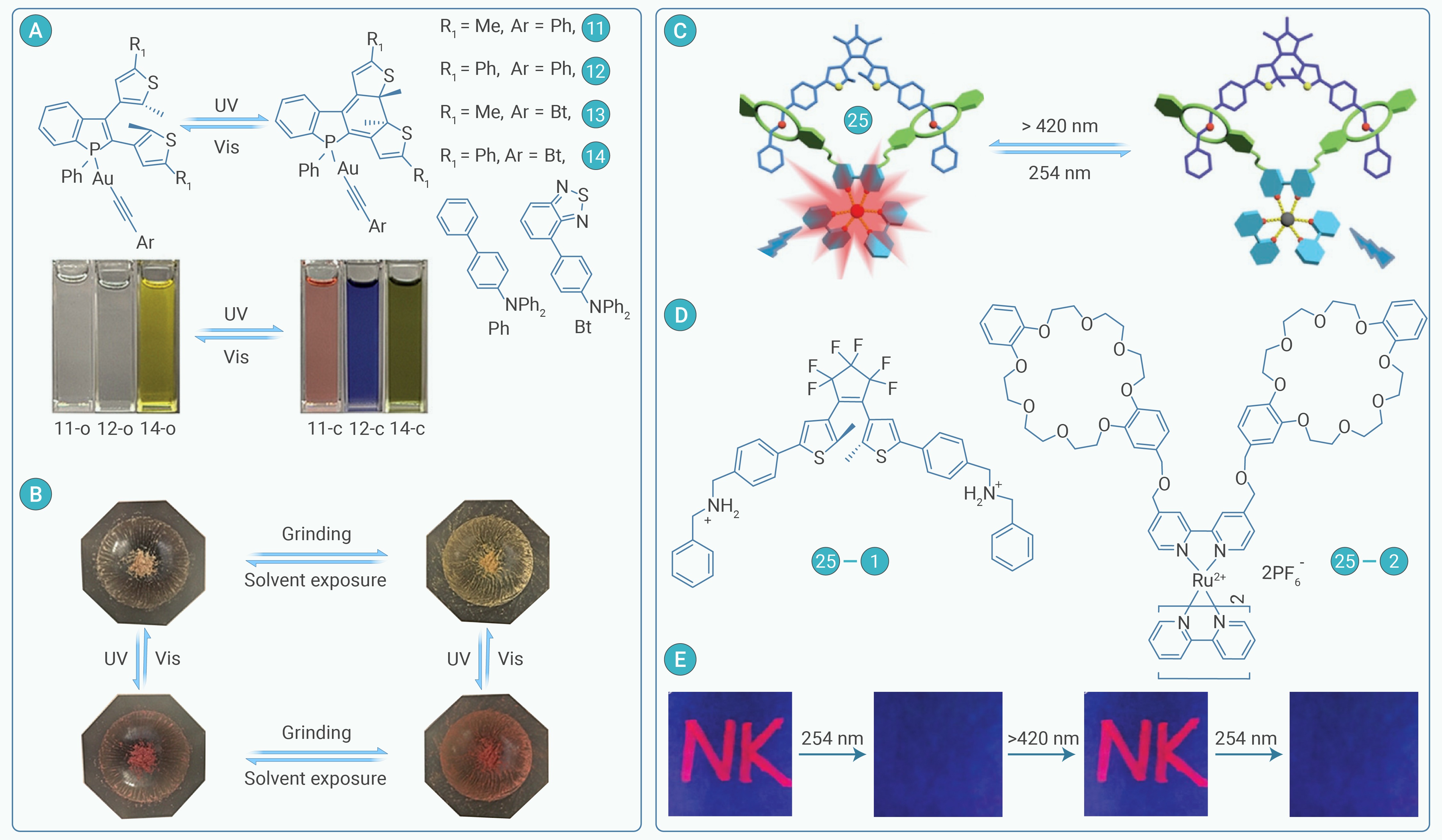 Recent advances in dynamically photo-responsive metal complexes for ...