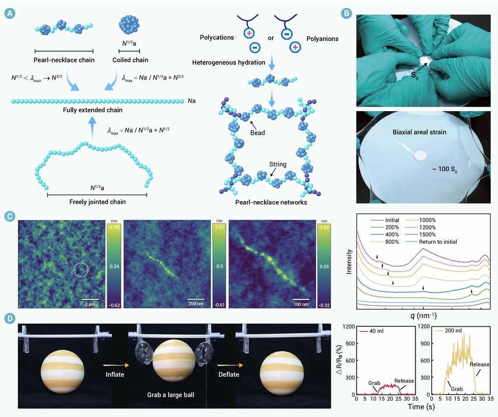 Redefining hydrogel mechanics through reversible supramolecular chains
